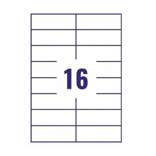 Lotus A4 Size ST16 Label Paper Sheets Sticker 100 Sheet (16 Stickers ...