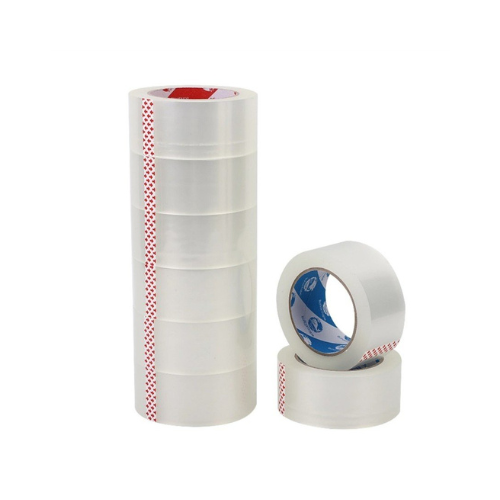 Apex Transparent Adhesive BOPP Tape 2"x65m Pack of 6 - Strong Sealing Tape
